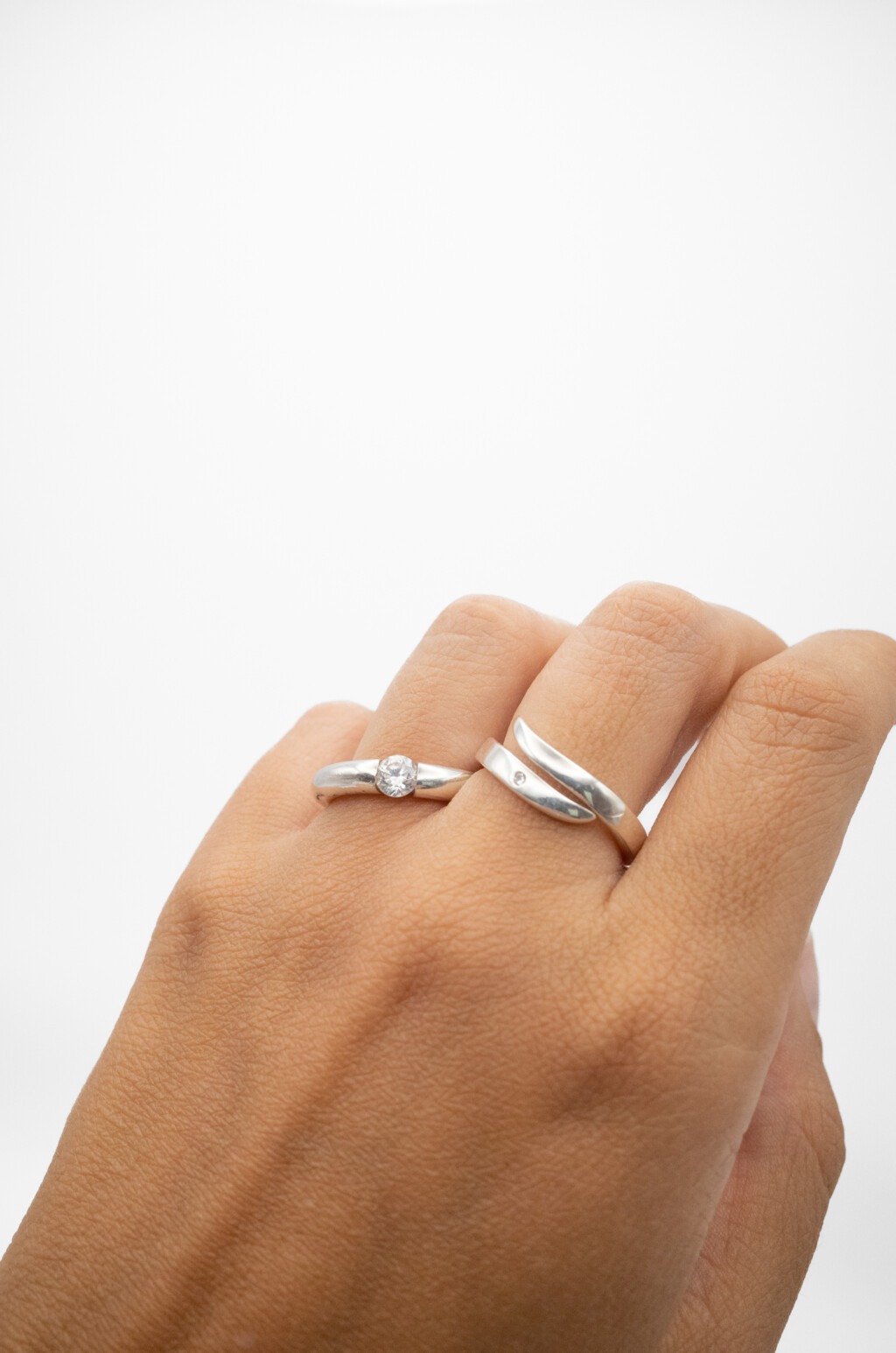 333 — SWIRLY SILVER RING - Gathering Stuff