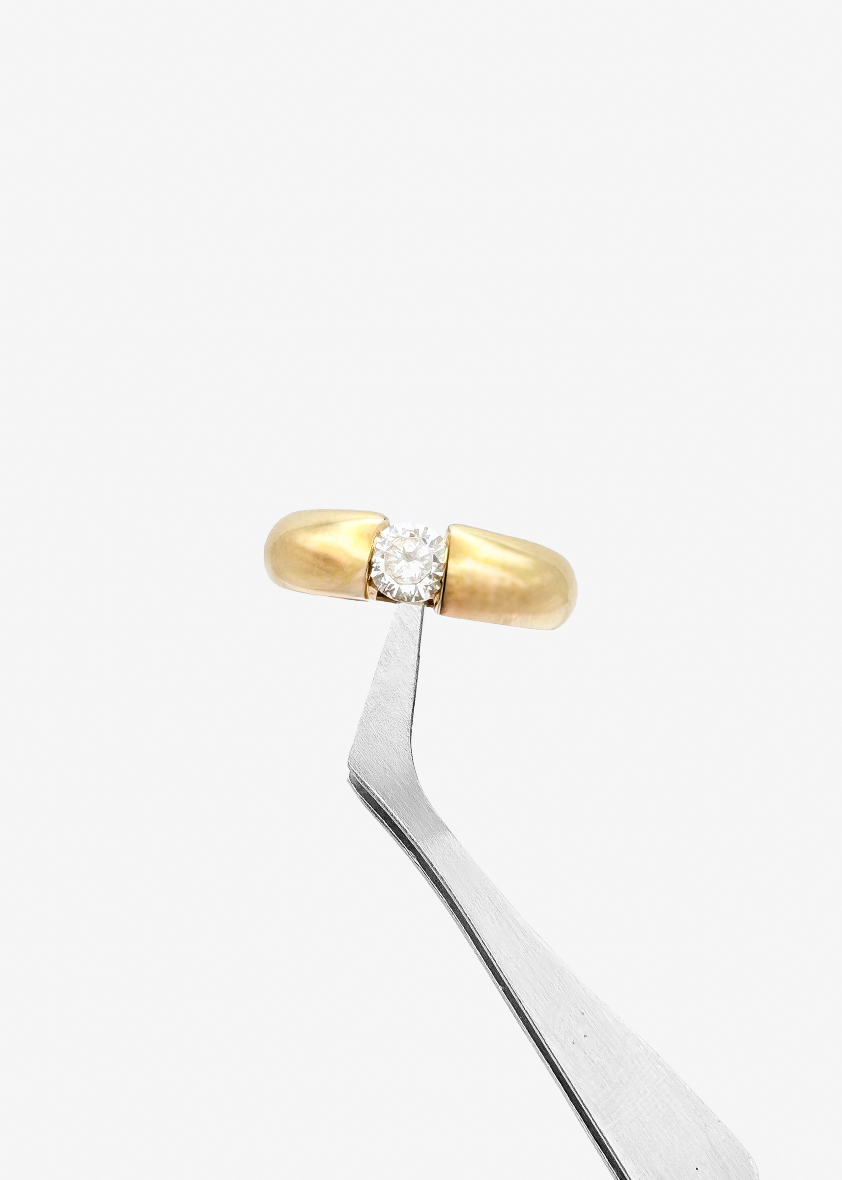 397 — GOLDPLATED SILVER RING W/STONE - Gathering Stuff